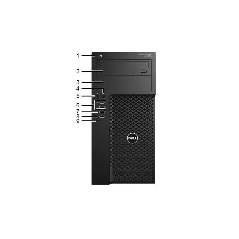 Dell Precision Tower 3620 MT i7 32GB SSD+HDD WiFi A+